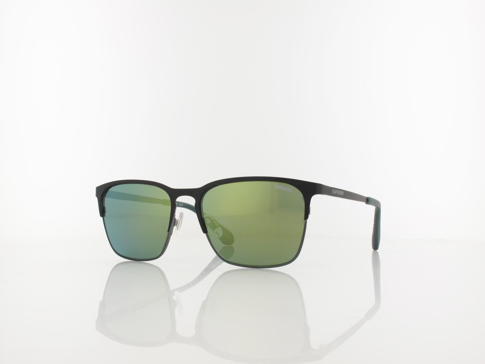 Superdry 5019 005 54 matte black / yellow mirror